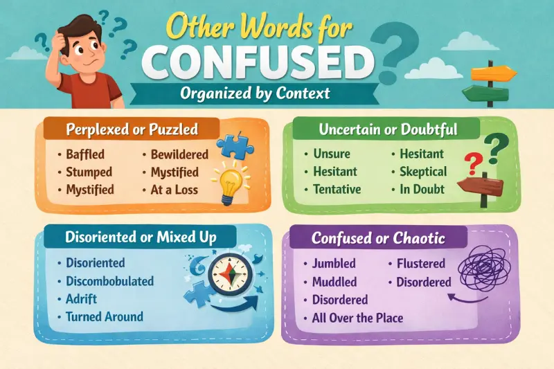Other Words For Confused - Synonyms, Meanings, And How To Use Them
