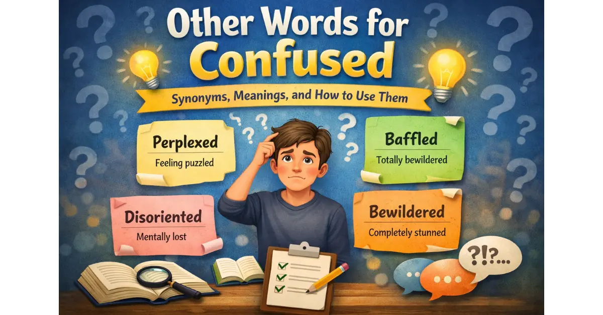 Other Words For Confused - Synonyms, Meanings, And How To Use Them